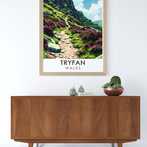 Tryfan Posters - Tryfan Prints and Heather Terrace Art - Tryfan Art and ...
