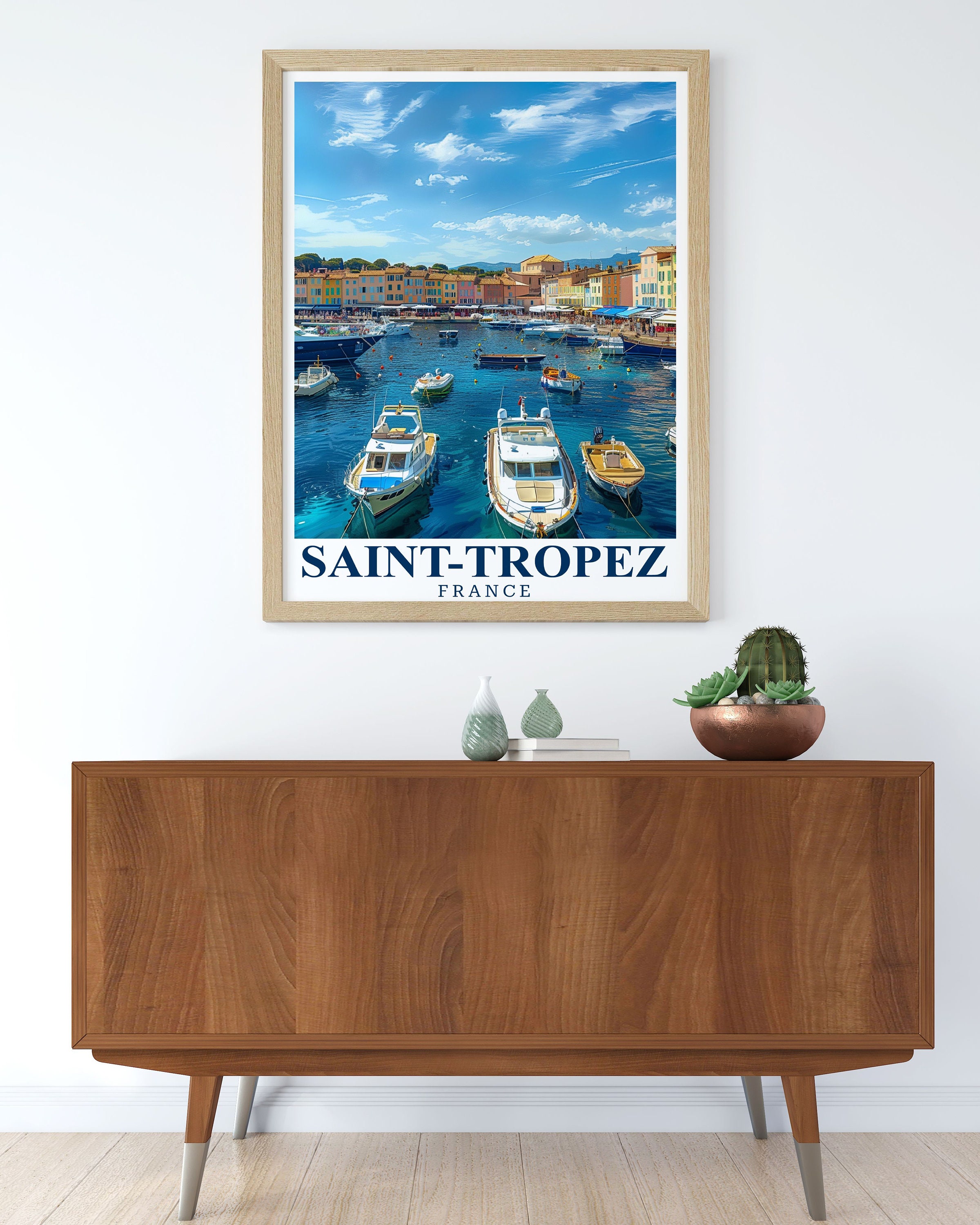 St Tropez Wall Art Port of St. Tropez Art and Travel Decor St Tropez Prints and Posters St ...