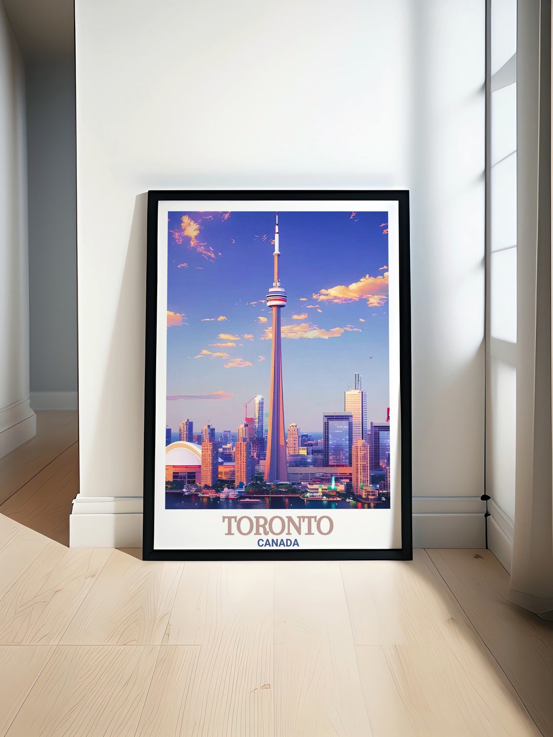 Toronto Travel Poster - Royal Ontario Museum (ROM) Art for Your Home ...
