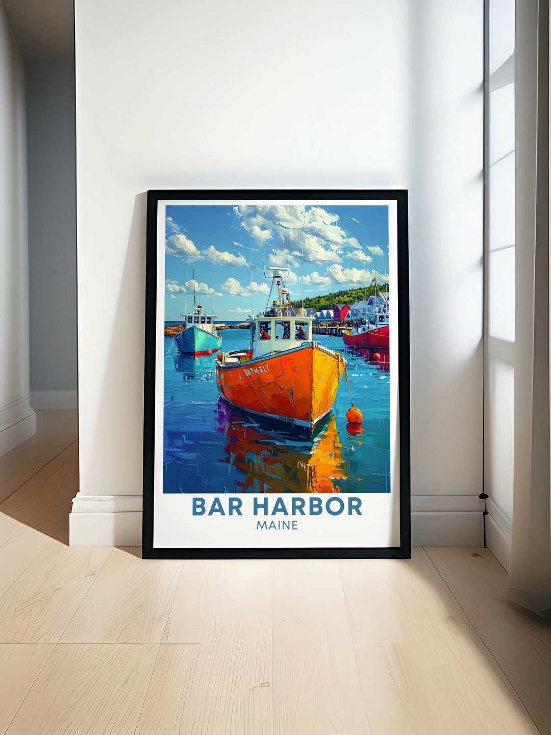 Bar Harbor Travel Posters - Historic Bar Harbor Wall Art - Bar Harbor ...