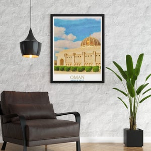 Oman Wall Art - Sultan Qaboos Grand Mosque Posters - Arabian Elegance ...