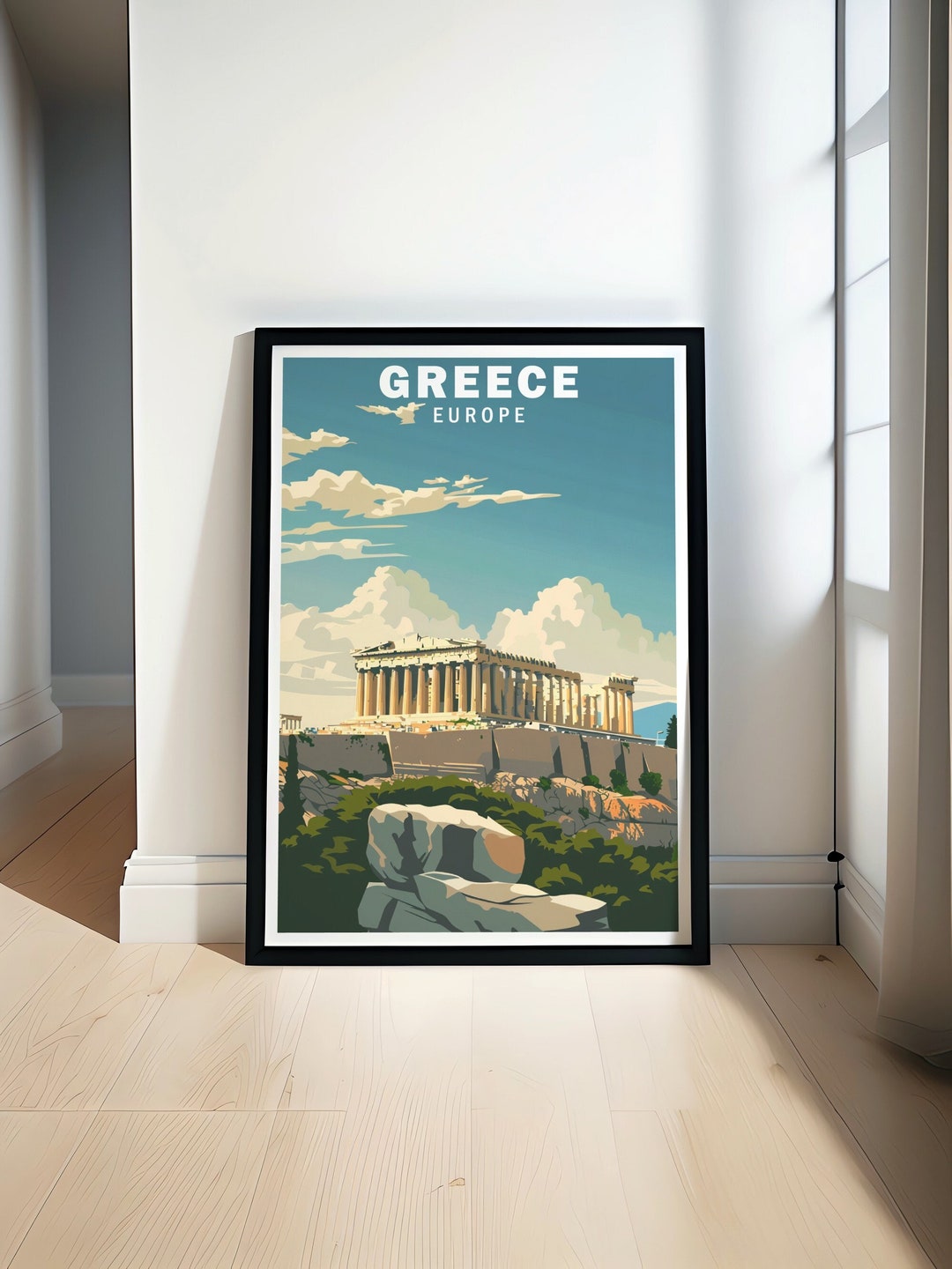 Greece Posters - Acropolis of Athens Prints - Greek Art Prints - Greece ...