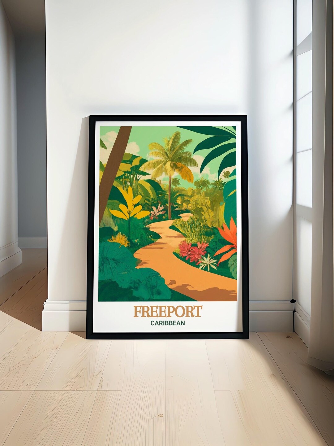 Freeport Art Print - Garden of the Groves Home Decor - Caribbean Canvas ...