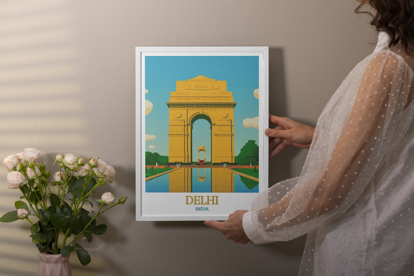 Delhi Wall Art - India Gate Travel Print and Decor - India Gate Art and ...