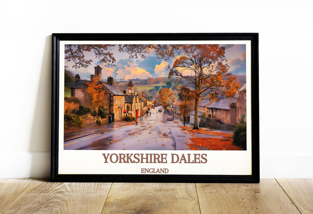 Yorkshire Dales Poster - Yorkshire Dales Art - Yorkshire Print - Dales ...