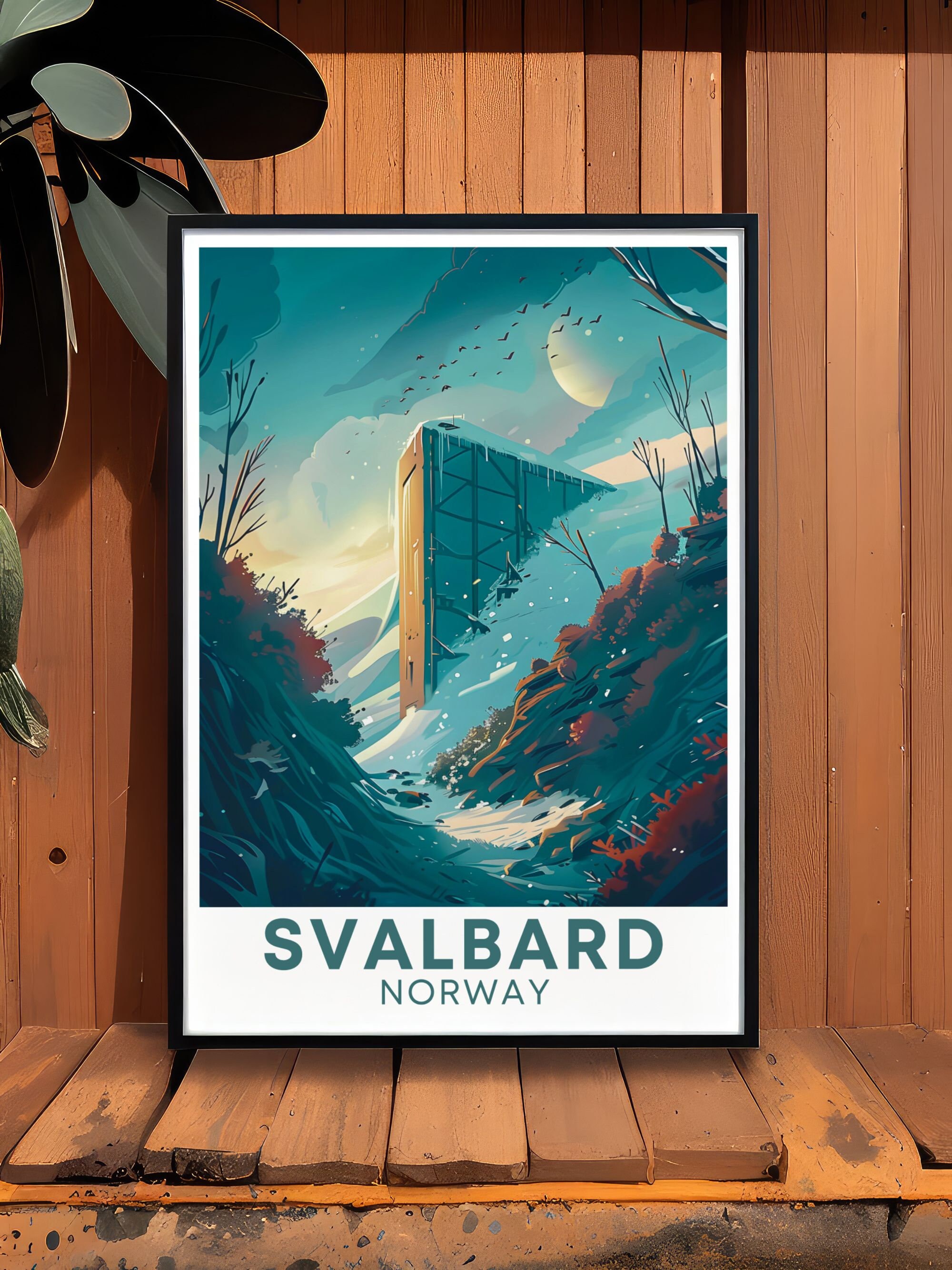 Svalbard Wall Art - Svalbard Poster - Svalbard Gift - Svalbard Framed ...