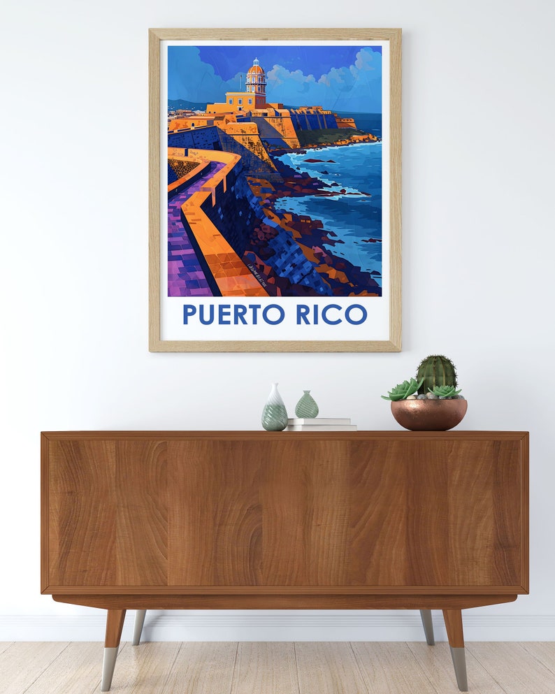 Puerto Rico Print - El Morro Decor - Puerto Rico Gift -el Morro Art ...