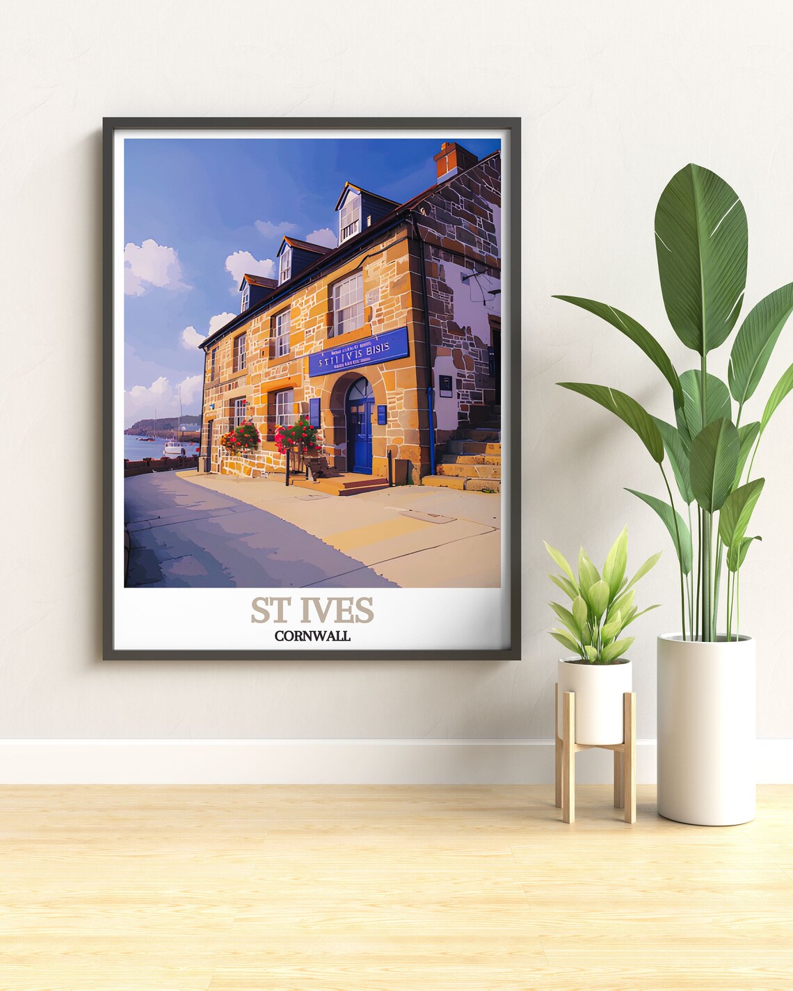 St Ives Museum Poster st Ives Art Collection Cornwall Wall Art St Ives ...