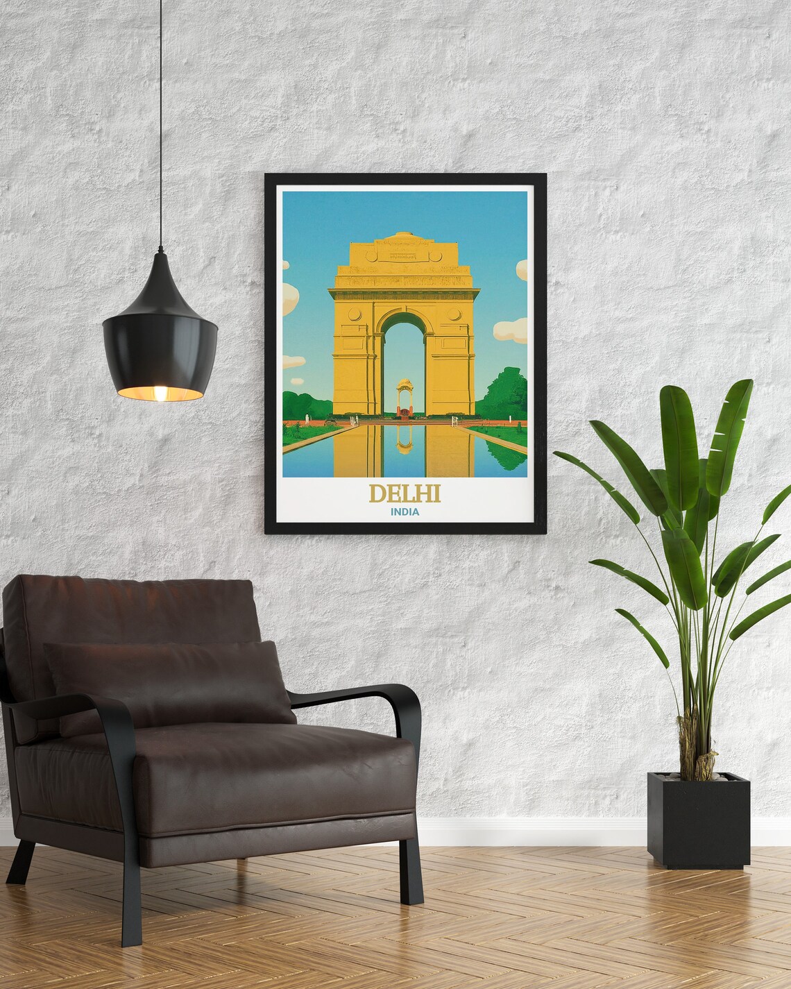 Delhi Wall Art - India Gate Travel Print and Decor - India Gate Art and ...