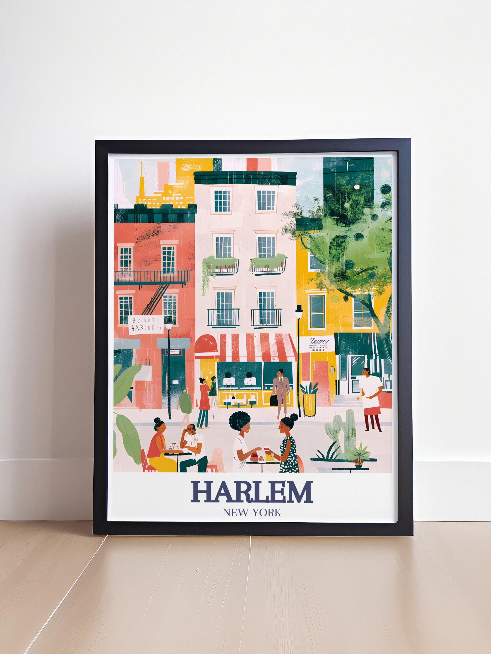 Harlem Wall Art - Framed Harlem Print - 125th Street Print - Harlem ...