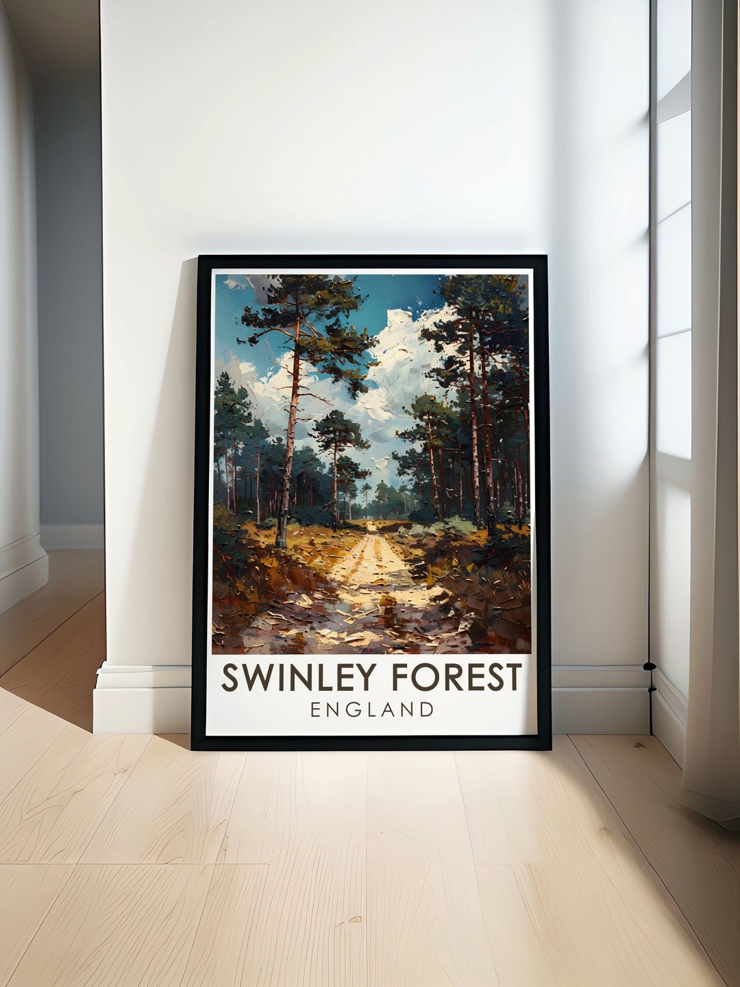 Swinley Forest Print - Swinley Forest Art- Swinley Forest Gift- Swinley ...