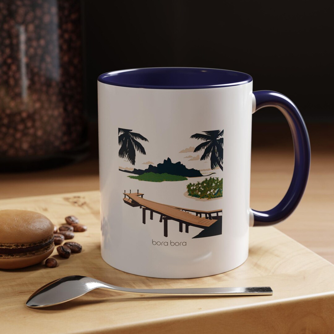 Bora Bora Mug - France Mug - Bora Bora Coffee Mug - Polynesia Mug ...