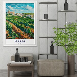 Puglia Posters- Salento Vineyards Prints - Italy Travel Posters and ...