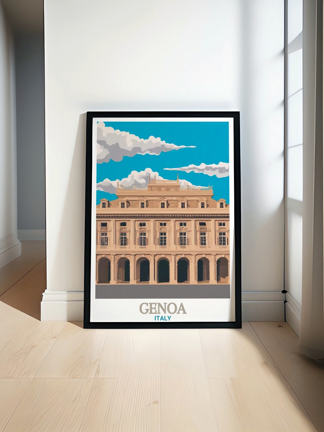 Genoa Travel Prints - Palazzo Ducale Travel Posters - Palazzo Ducale Travel Prints - Italy ...