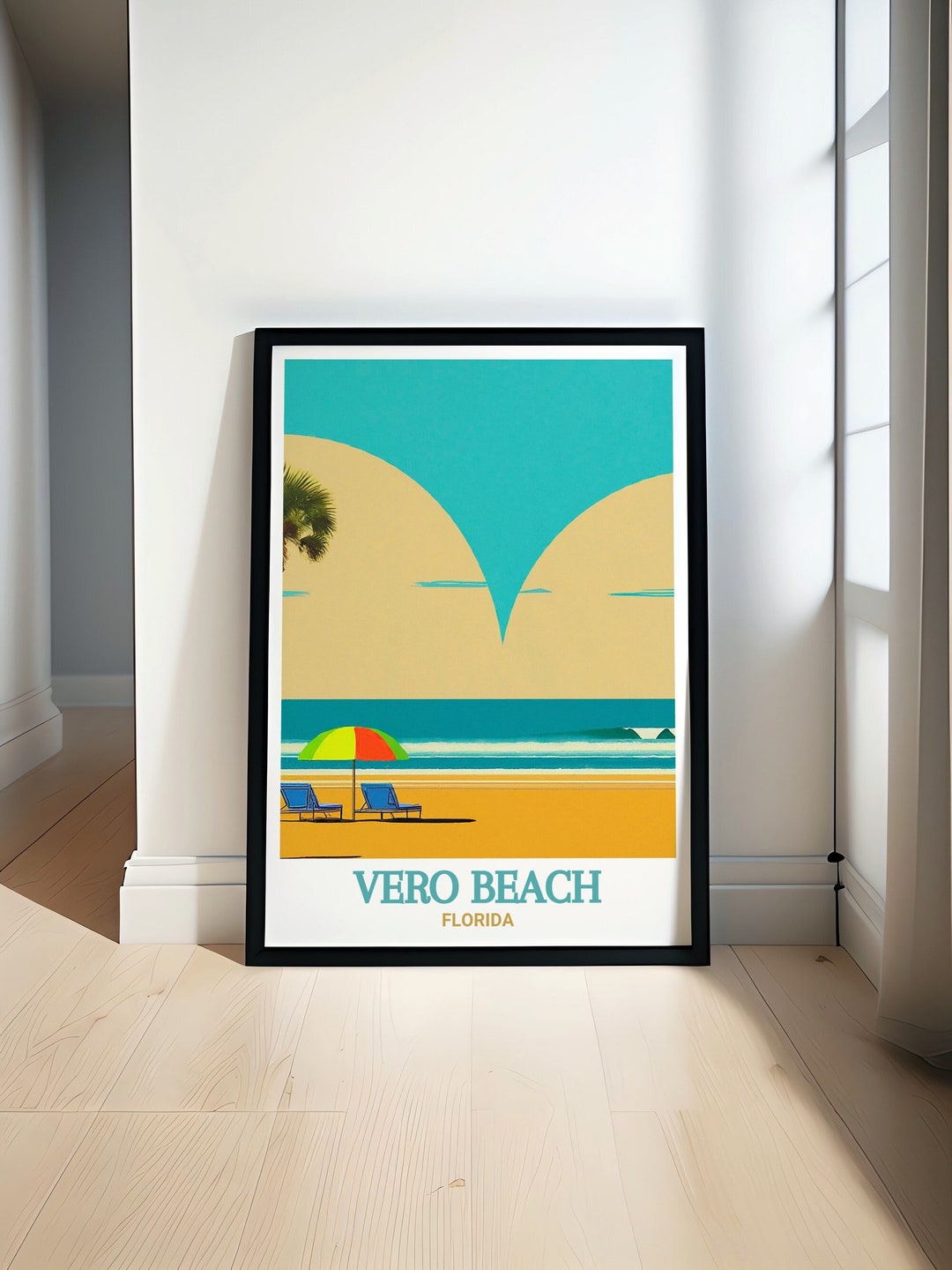 Vero Beach Travel Posters - South Beach Park Travel Wall Art Collection ...