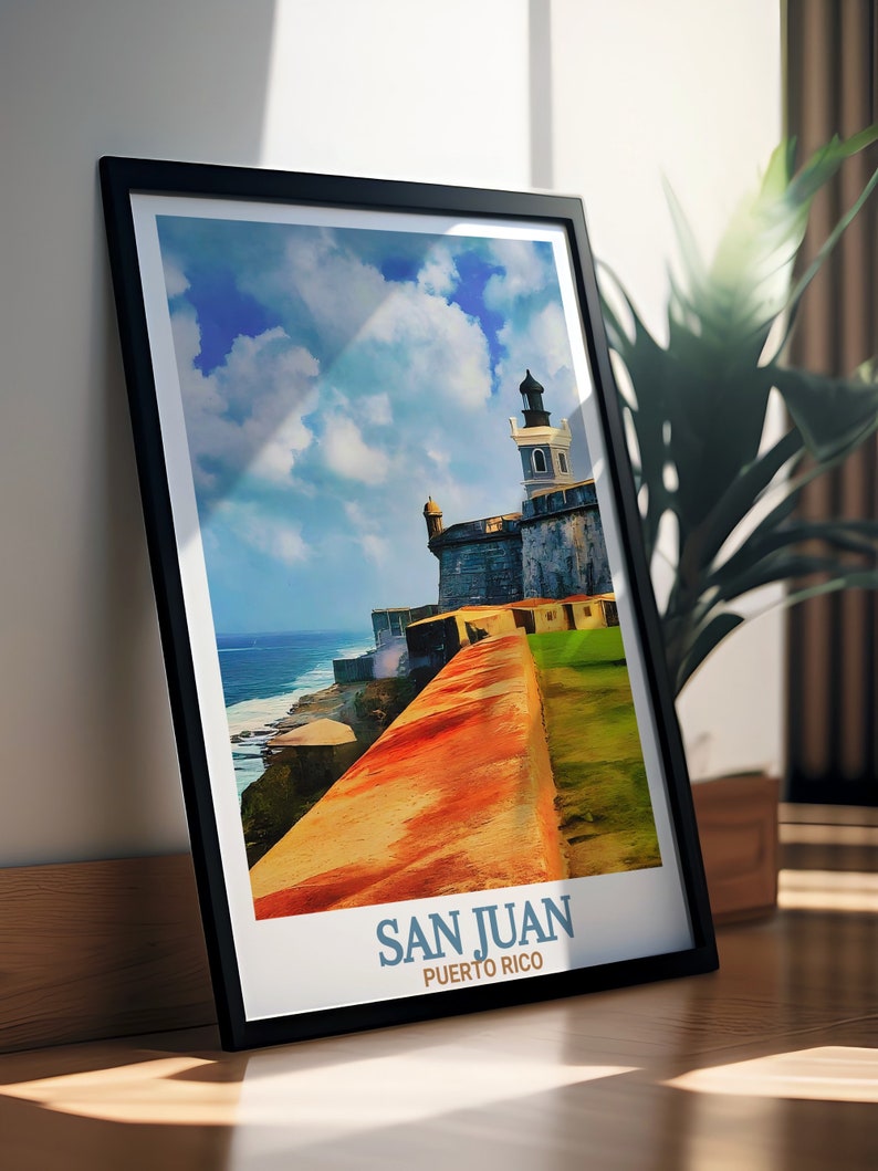San Juan Travel Posters Castillo San Felipe Del Morro Print San Juan ...
