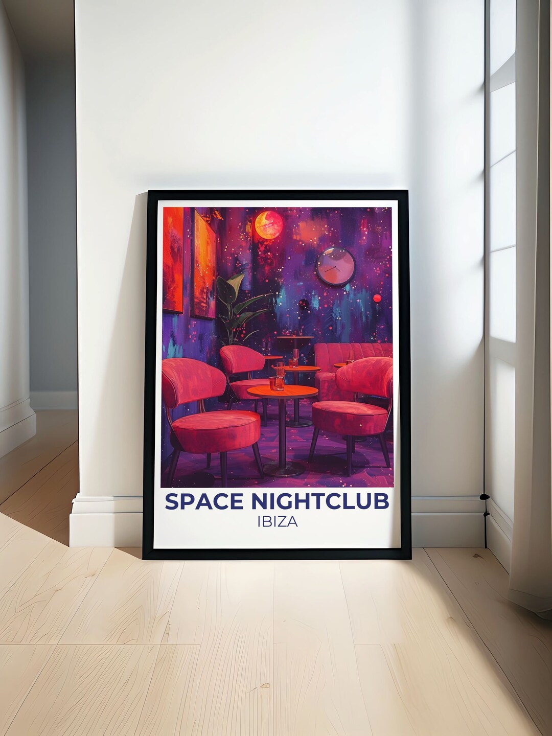 Space Ibiza Nightlife Art Collection Iconic Ibiza Club Posters Framed ...
