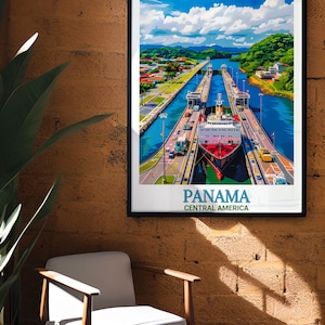 Panama Poster - Framed Panama Print - Panama Art - Panama Wall Art ...