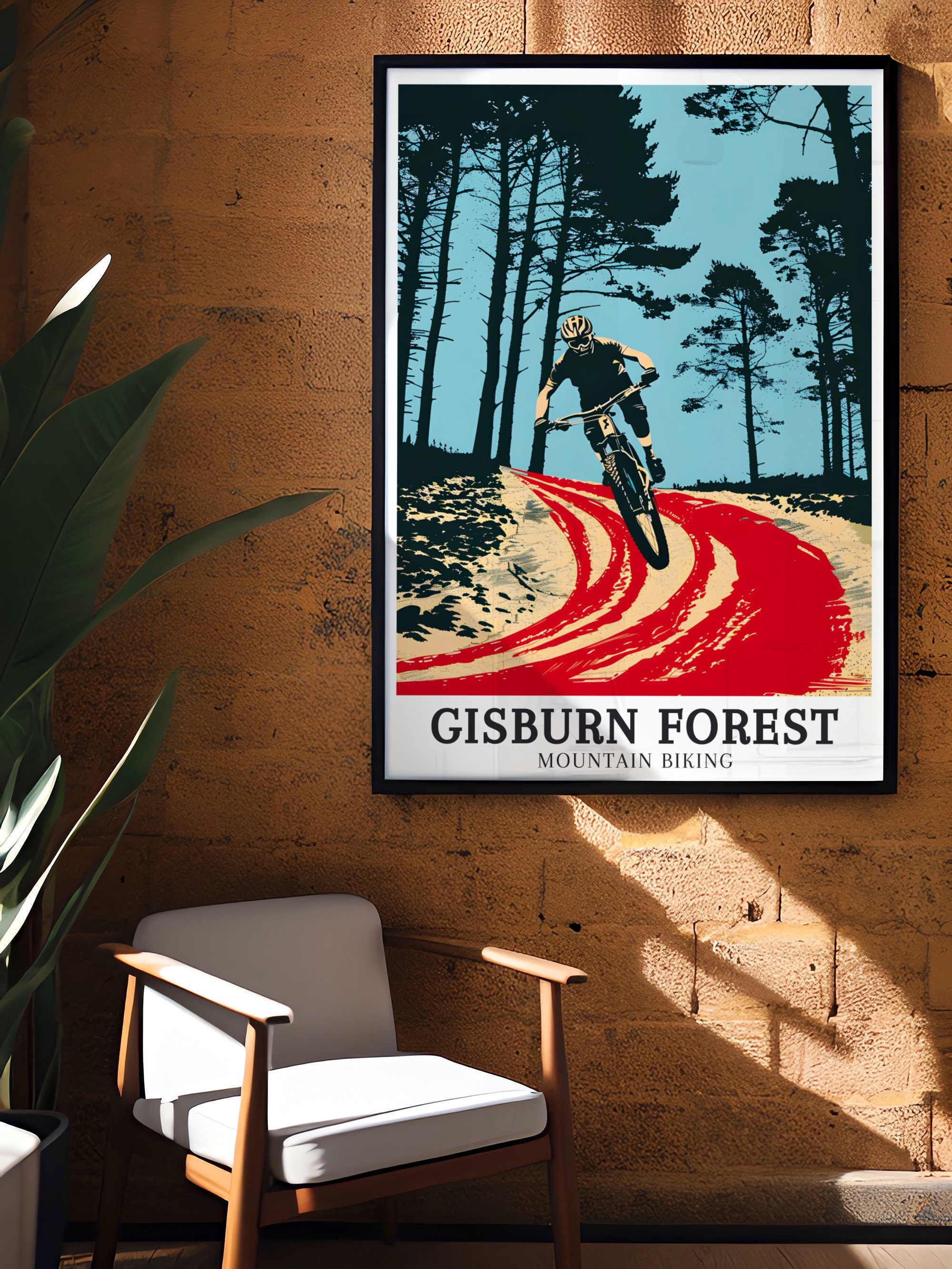 Gisburn Forest Mountain Biking Poster Gisburn Forest Mountain Bike ...