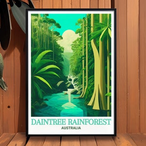 Daintree Rainforest Travel Art Mossman Gorge Prints Mossman Gorge Wall ...