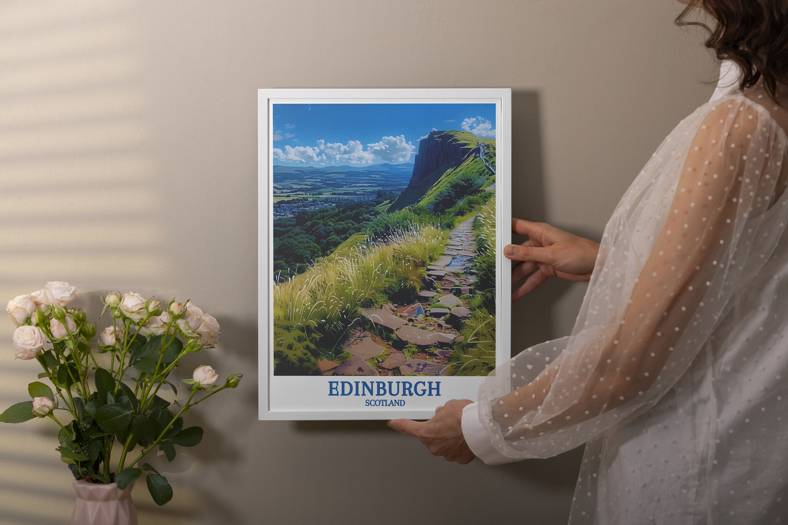 Traditional and Modern Edinburgh A Fusion of Cityscapes in Prints ...