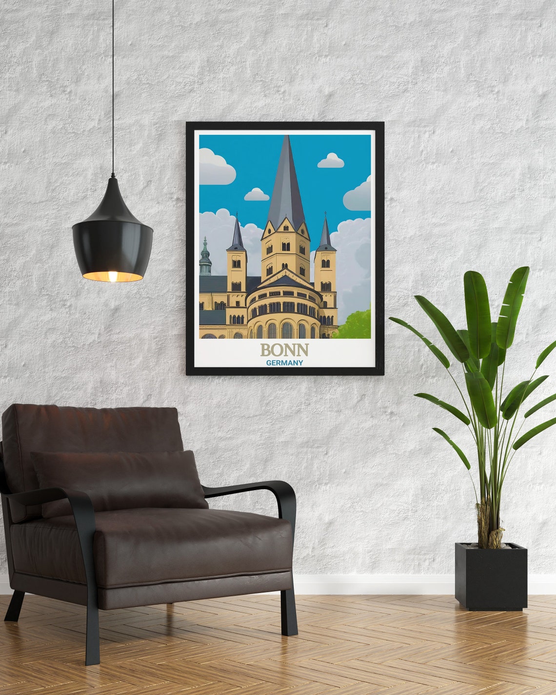Bonn Art Collection Bonn Minster Posters Germany Wall Decor Bonn ...