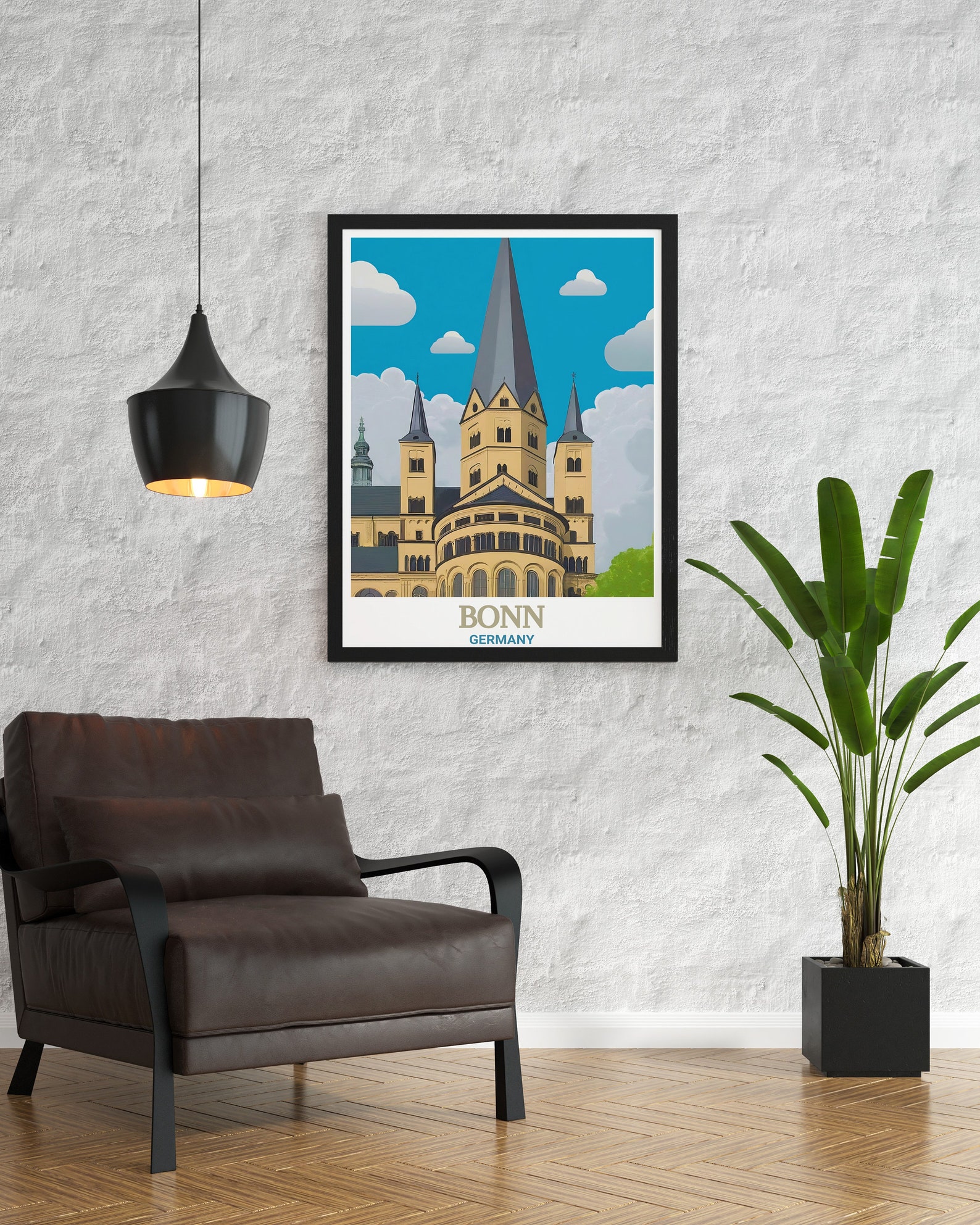 Bonn Art Collection Bonn Minster Posters Germany Wall Decor Bonn ...
