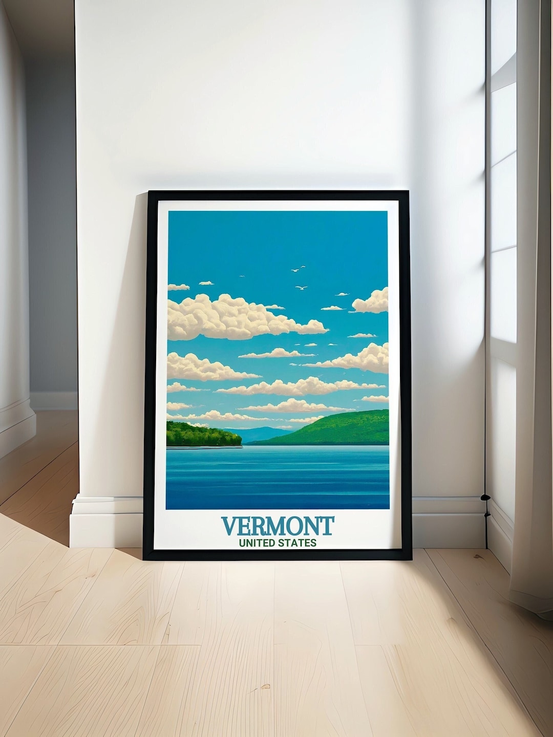 Vermont Poster - Lake Champlain Posters - Lake Champlain Prints ...