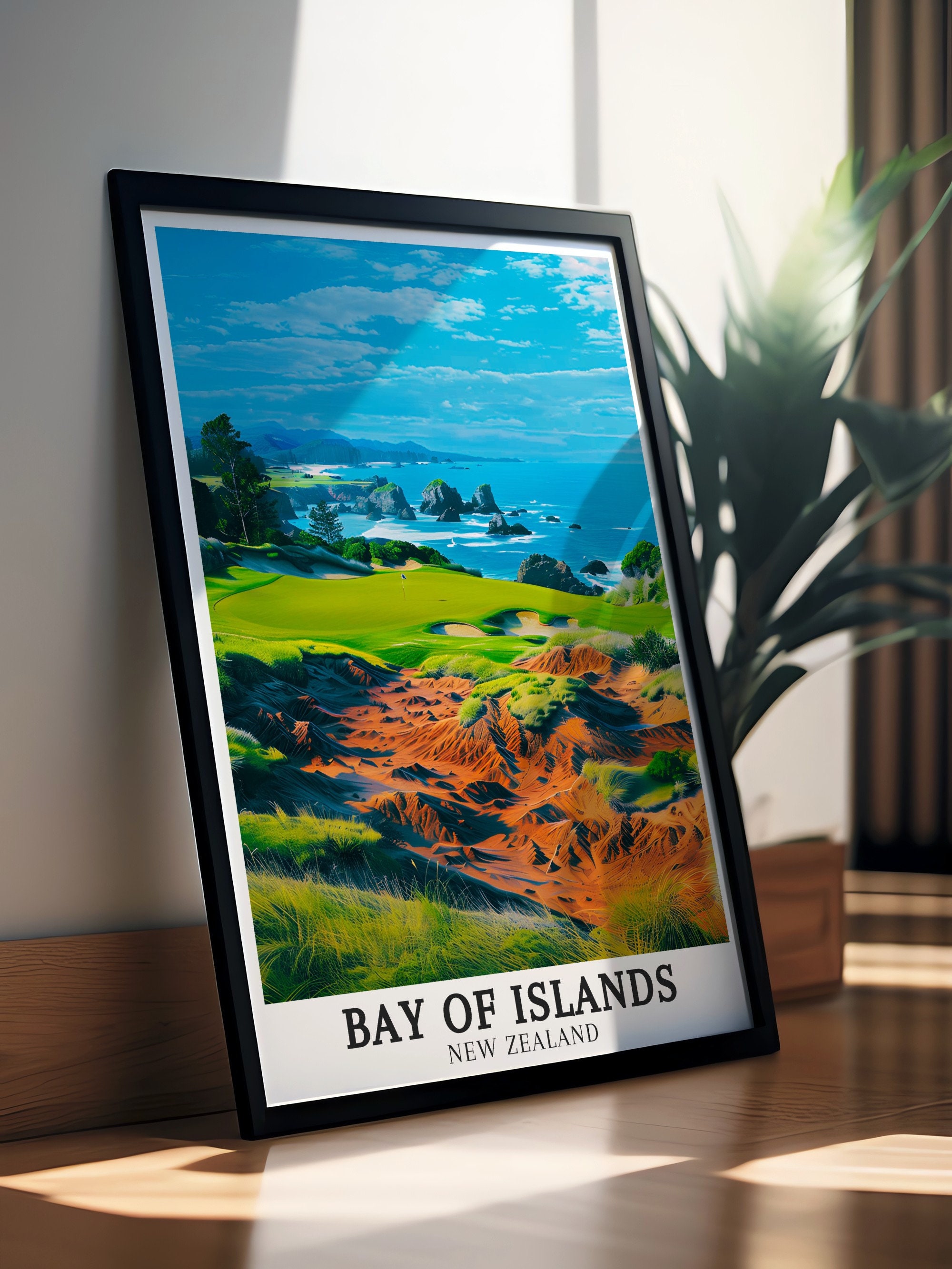 Bay of Islands Art - Rosewood Kauri Poster - Kauri Cliffs Art -bay of ...