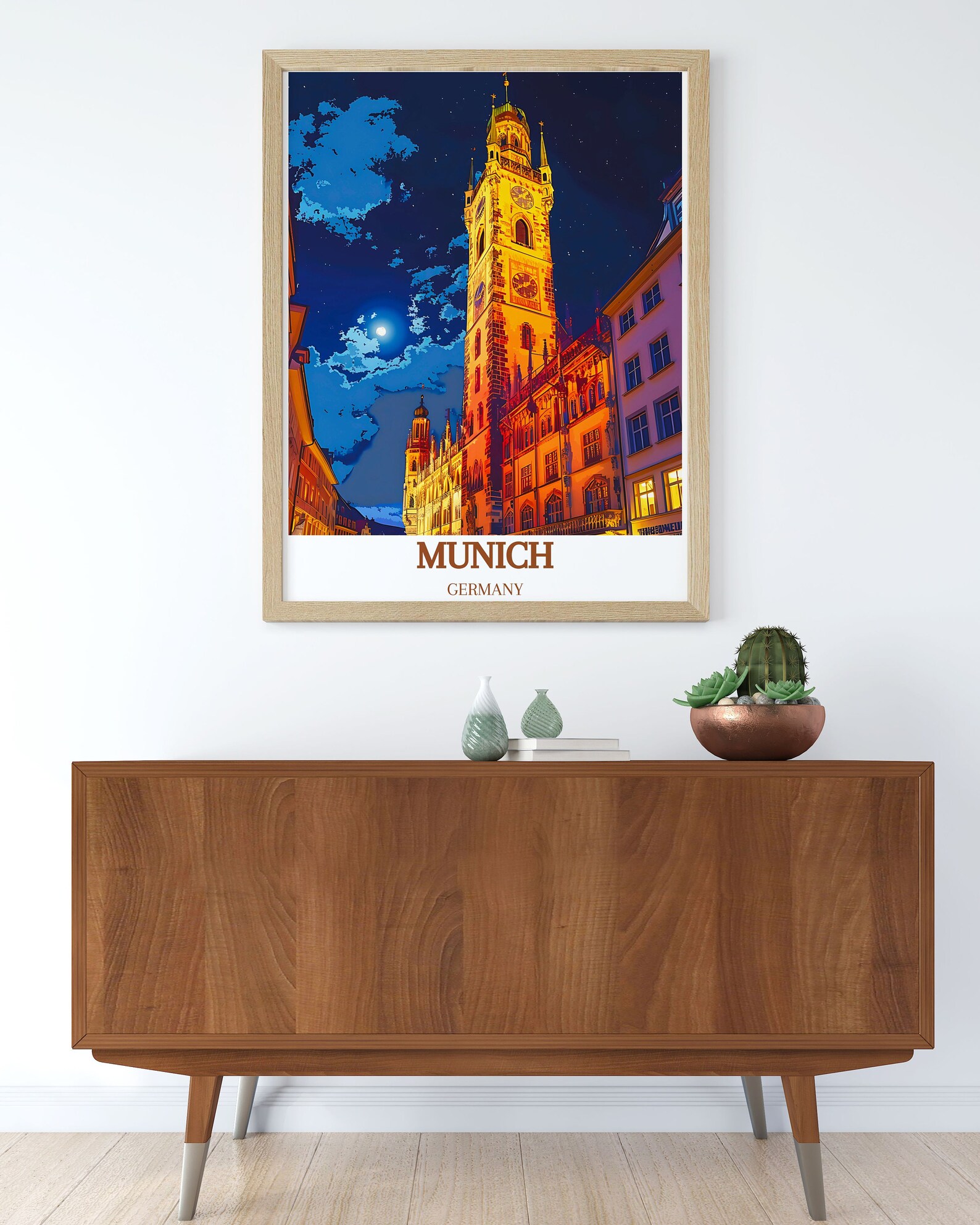 Munich Decor - Germany Wall Art - Marienplatz Art -germany Travel Gift ...