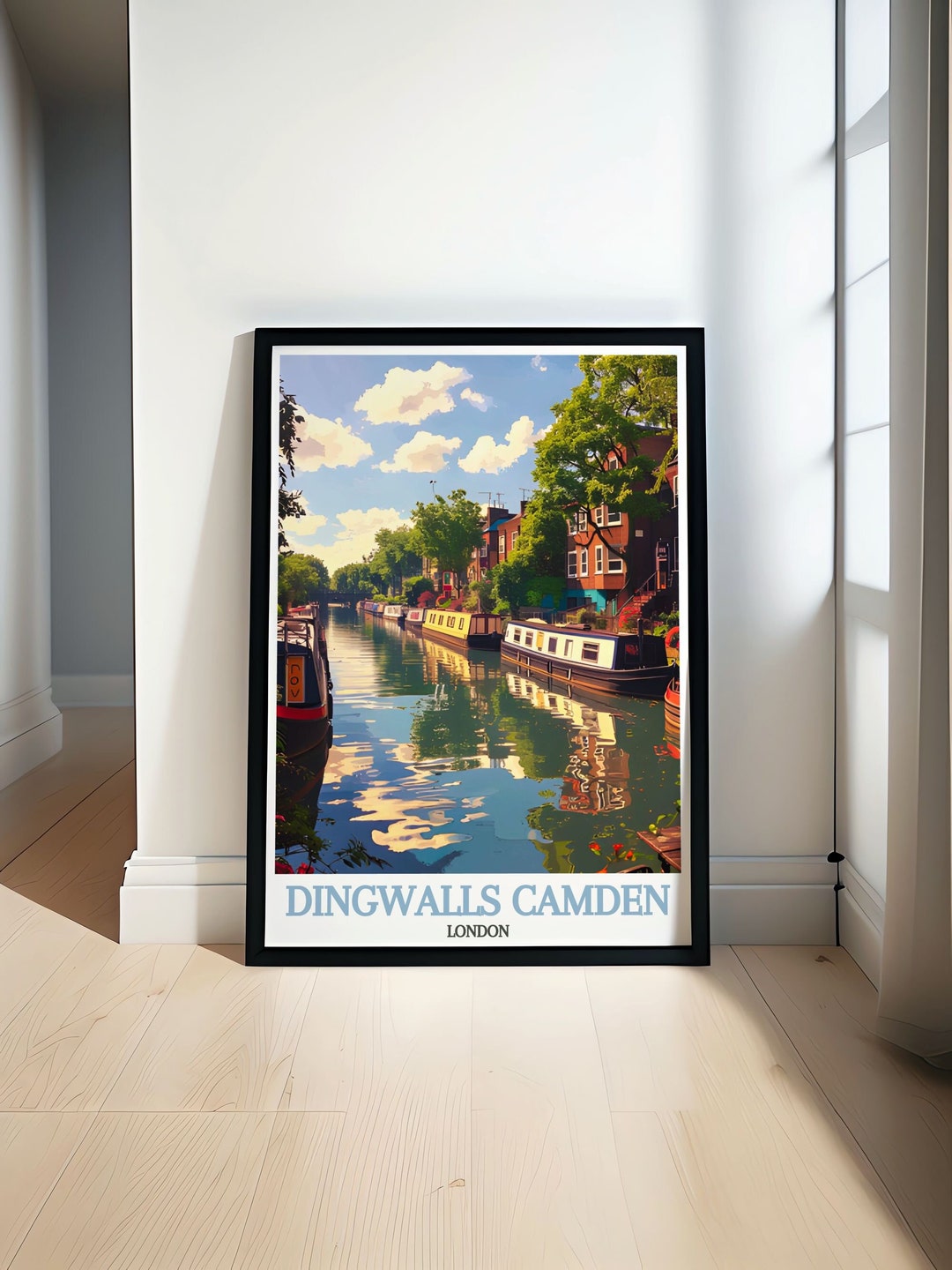 Dingwalls Art - Camden Print - Camden Art - Regents Canal Art ...