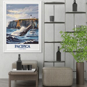 Pacifica Wall Art Mori Point and Sharp Park Beach Travel Posters and ...
