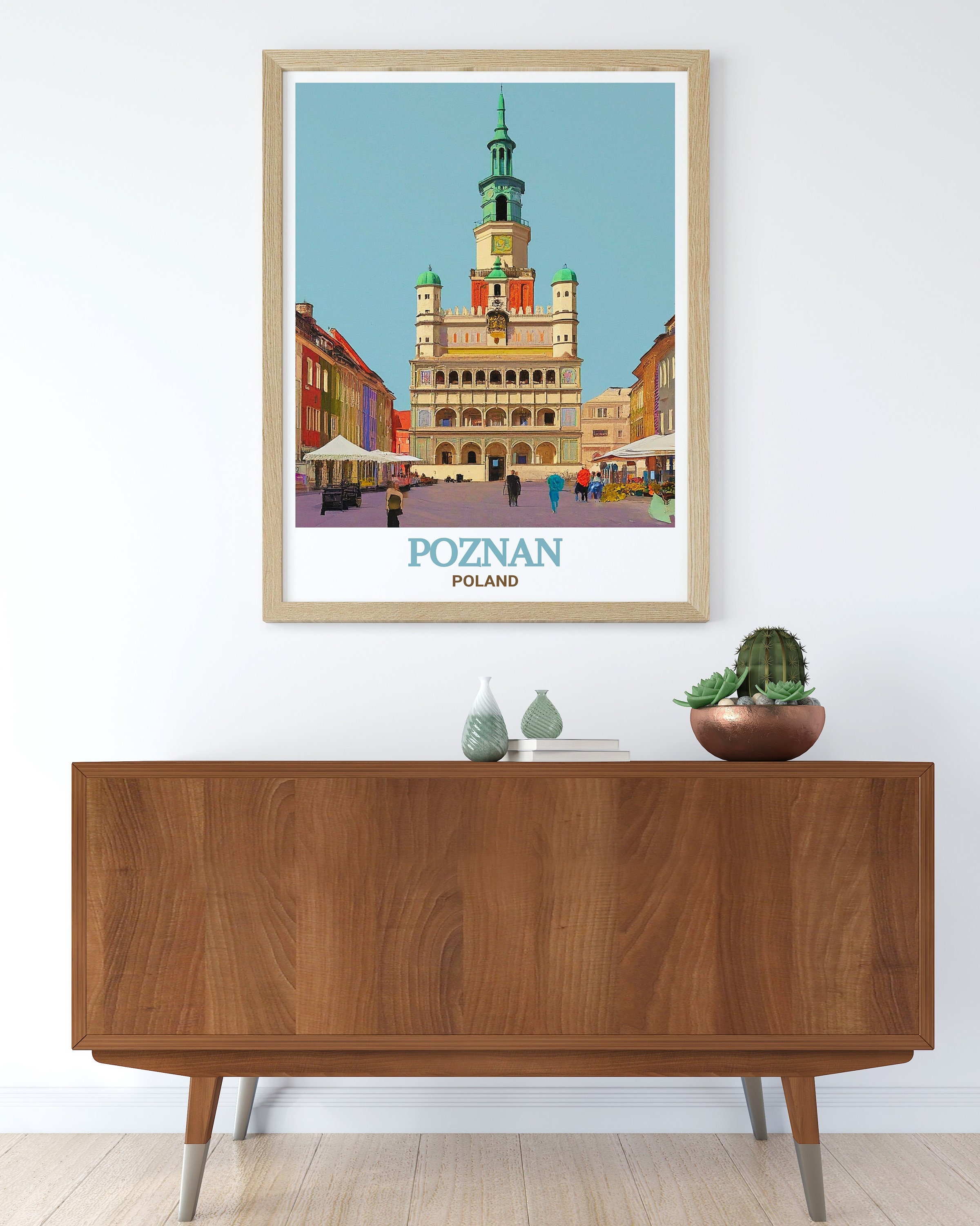Poznan Wall Art - Poznań Town Hall Poster - Poznań Framed Print ...