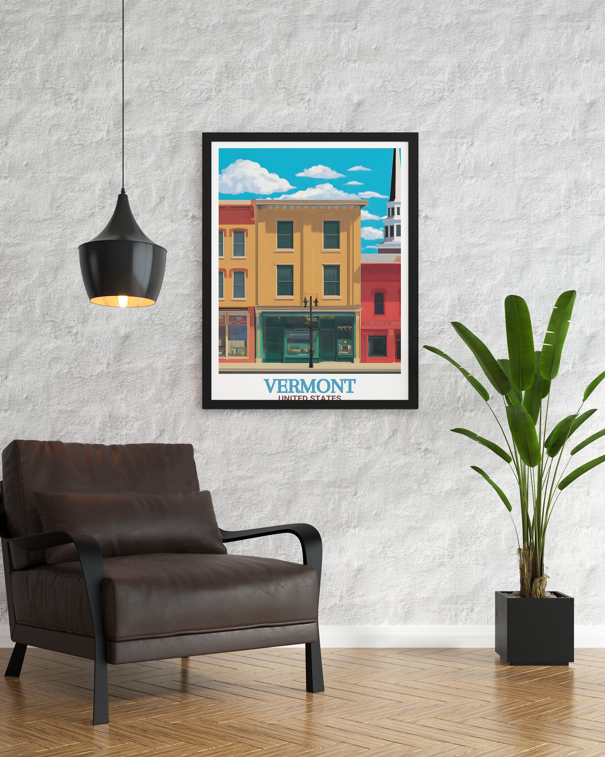 Vermont Wall Art Vermont Travel Posters Church Street Marketplace ...