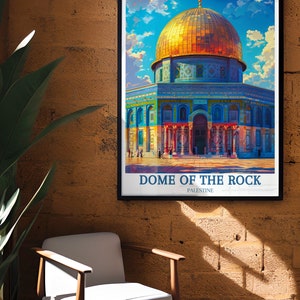 Dome of the Rock, Palestine Travel Print, Palestine Travel Gift ...