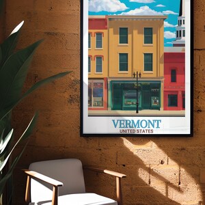 Vermont Wall Art - Vermont Travel Posters - Church Street Marketplace ...
