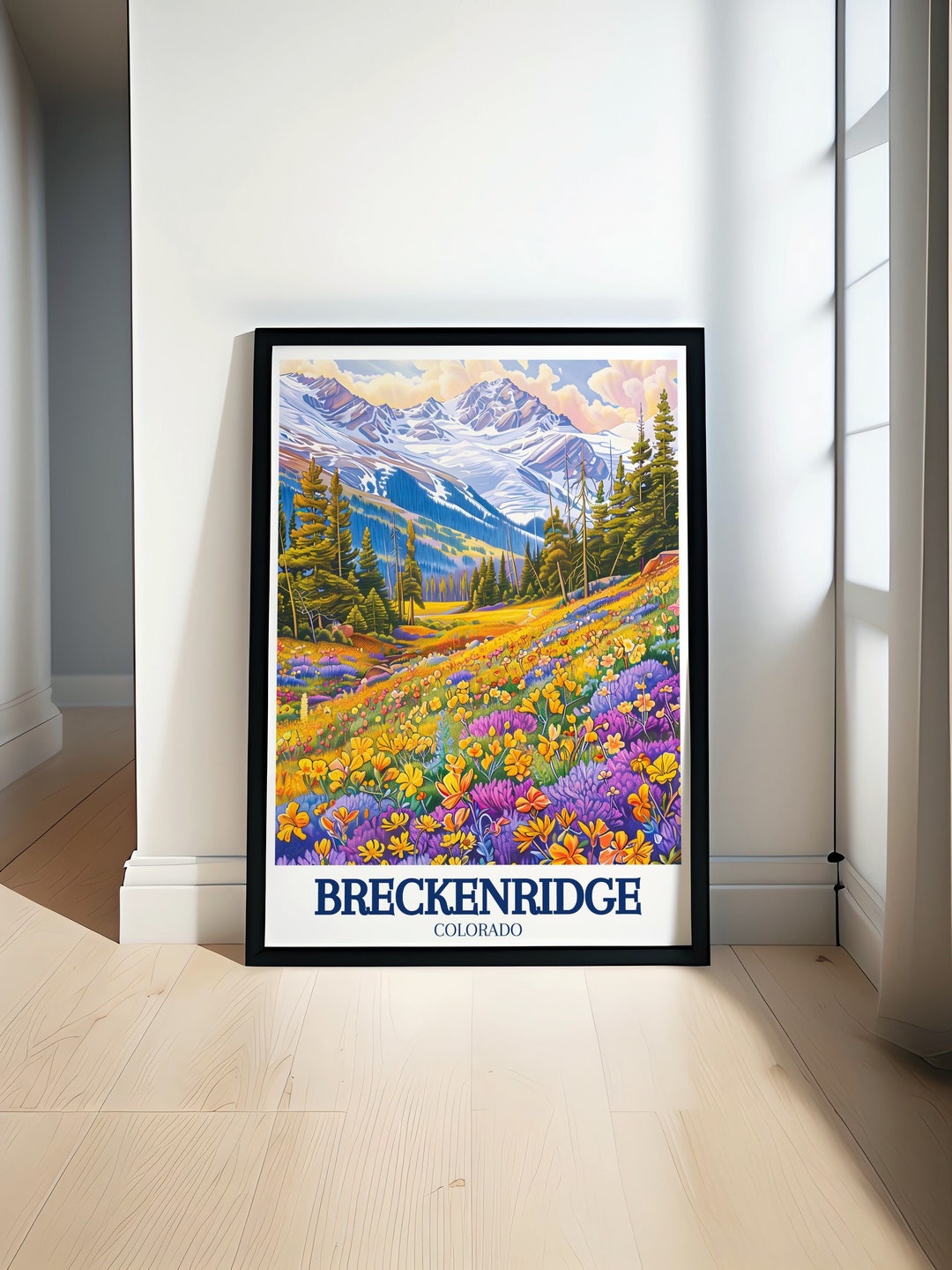 Breckenridge Travel Posters Collection - Wildflower Trail Prints and ...