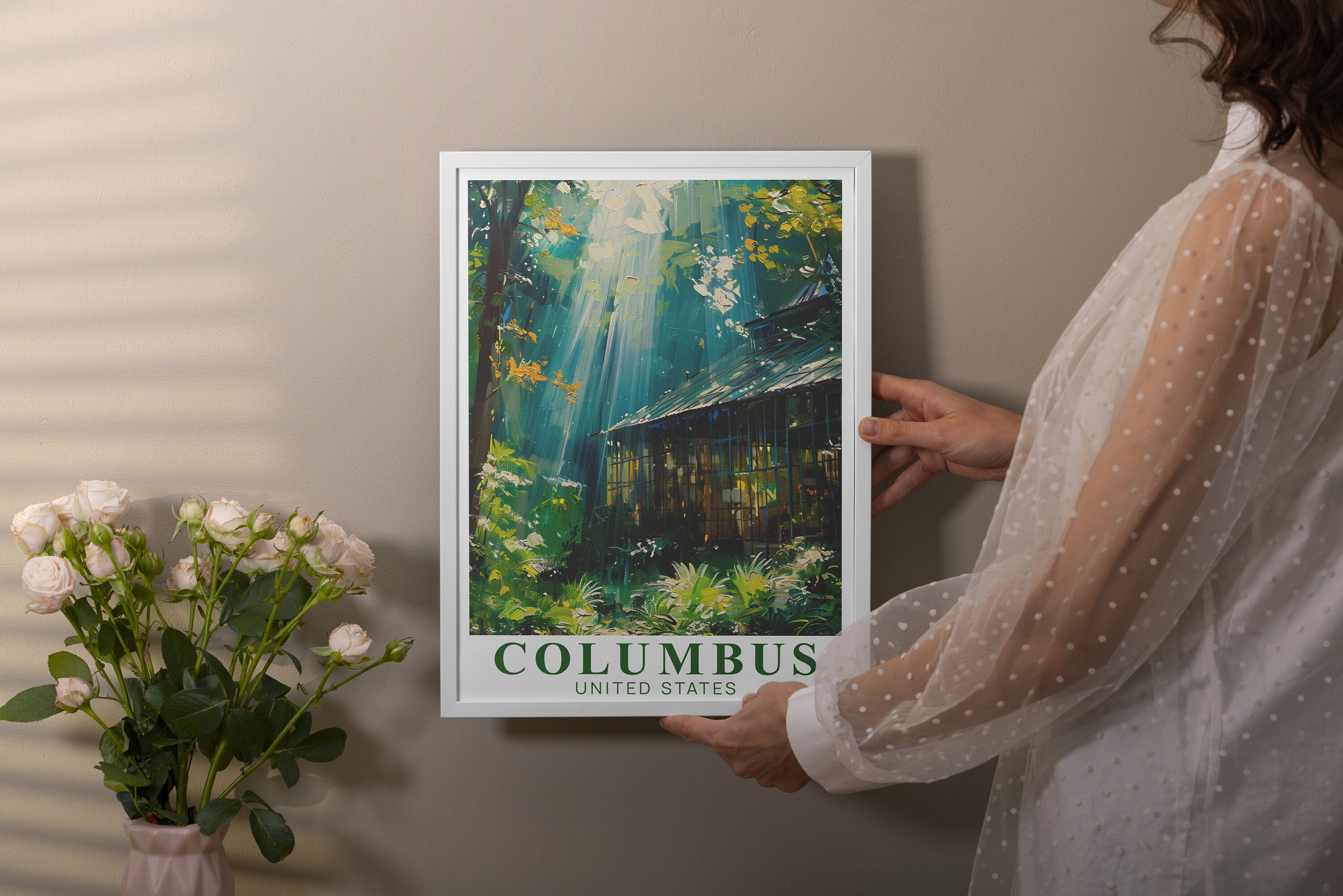 Columbus Posters Franklin Park Conservatory and Columbus City Art ...