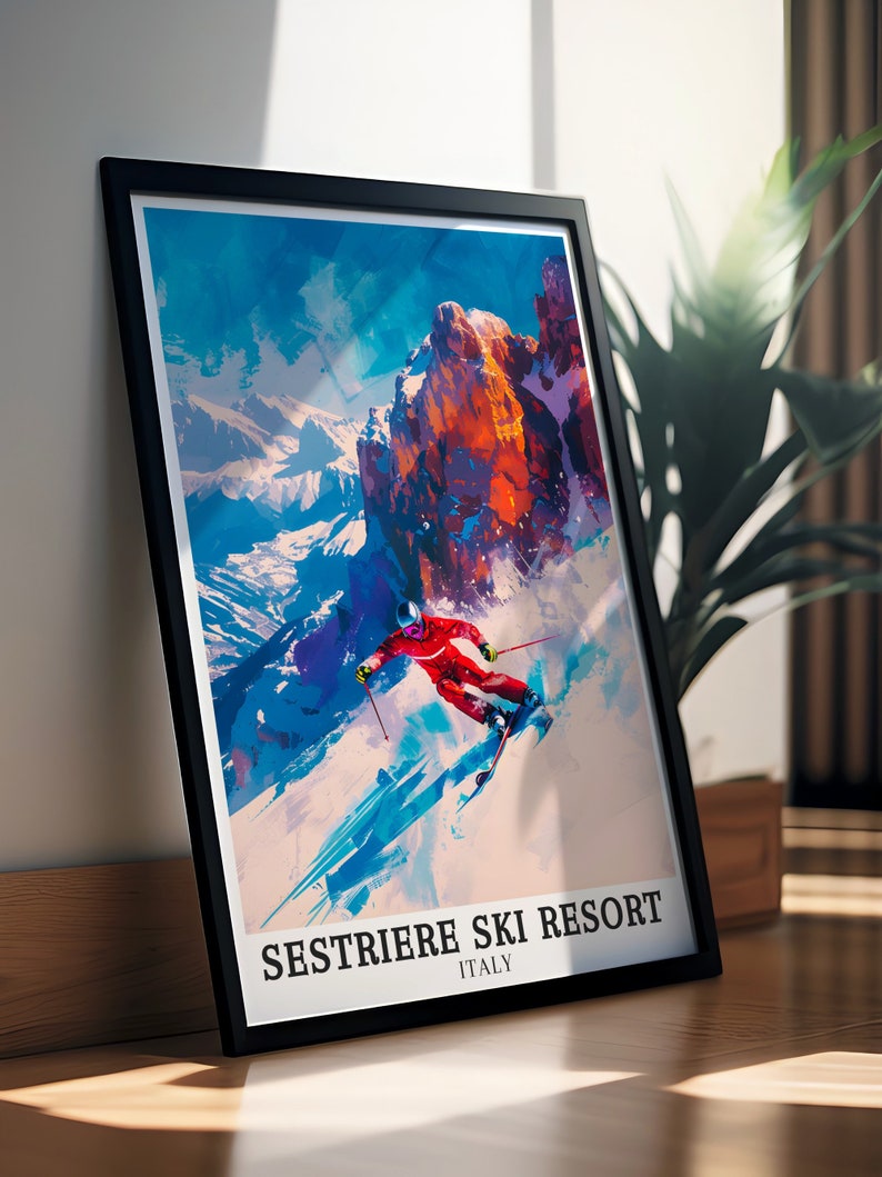 Sestriere Wall Art - Sestriere Vialattea Ski Area Poster - Sestriere ...