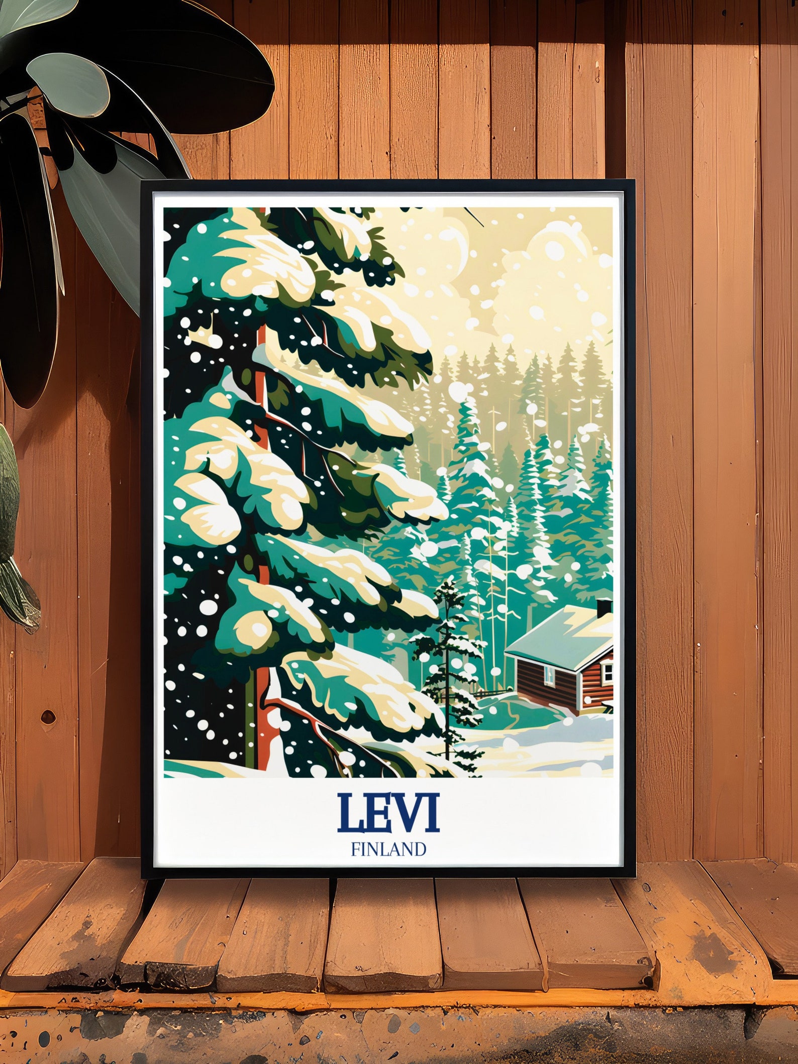 Levi Ski Resort Print - Levi Ski Resort Poster - Oy Levi Ski Resort ...
