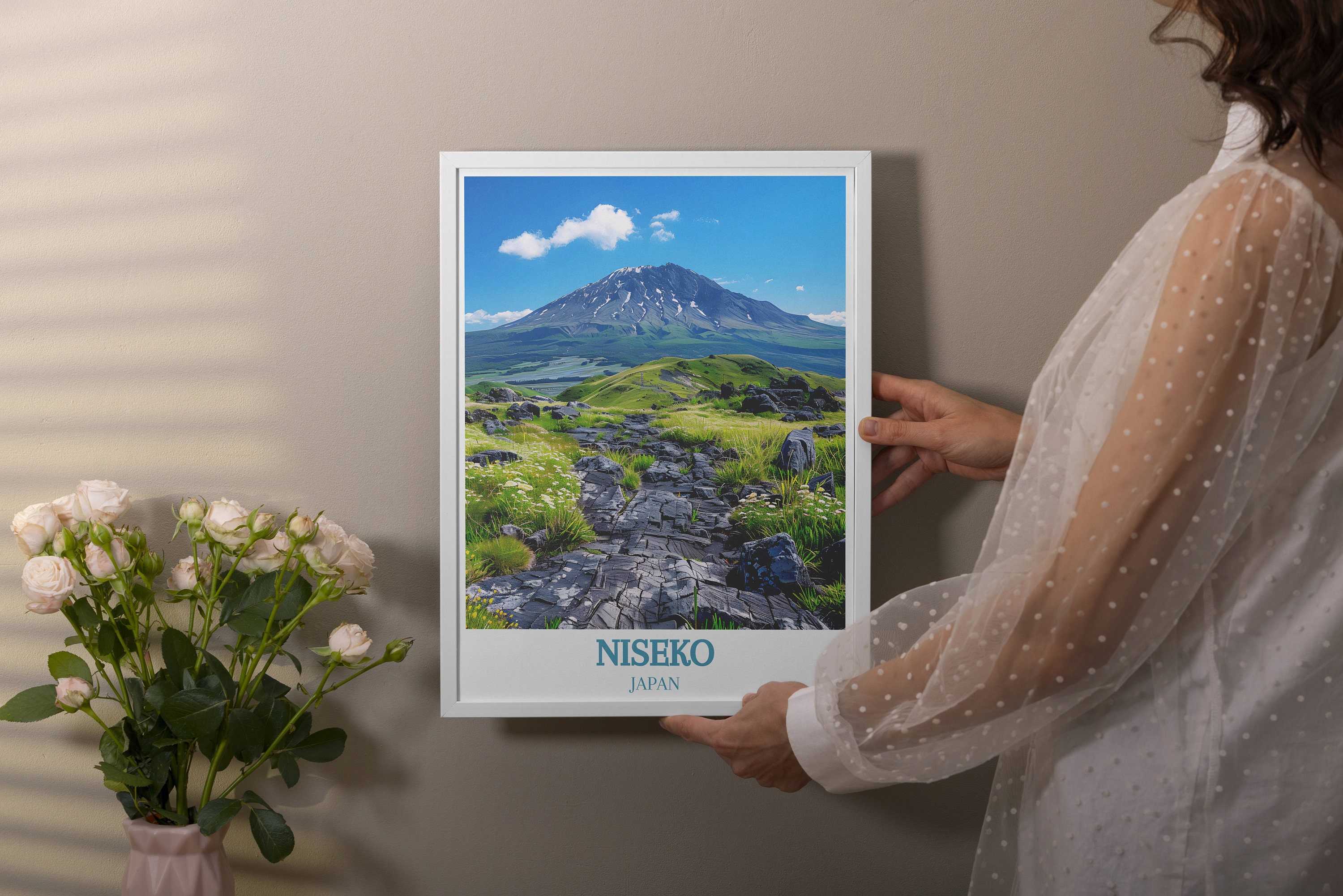 Stunning Niseko Travel Posters Mount Yotei Art Prints Japan Art Prints ...