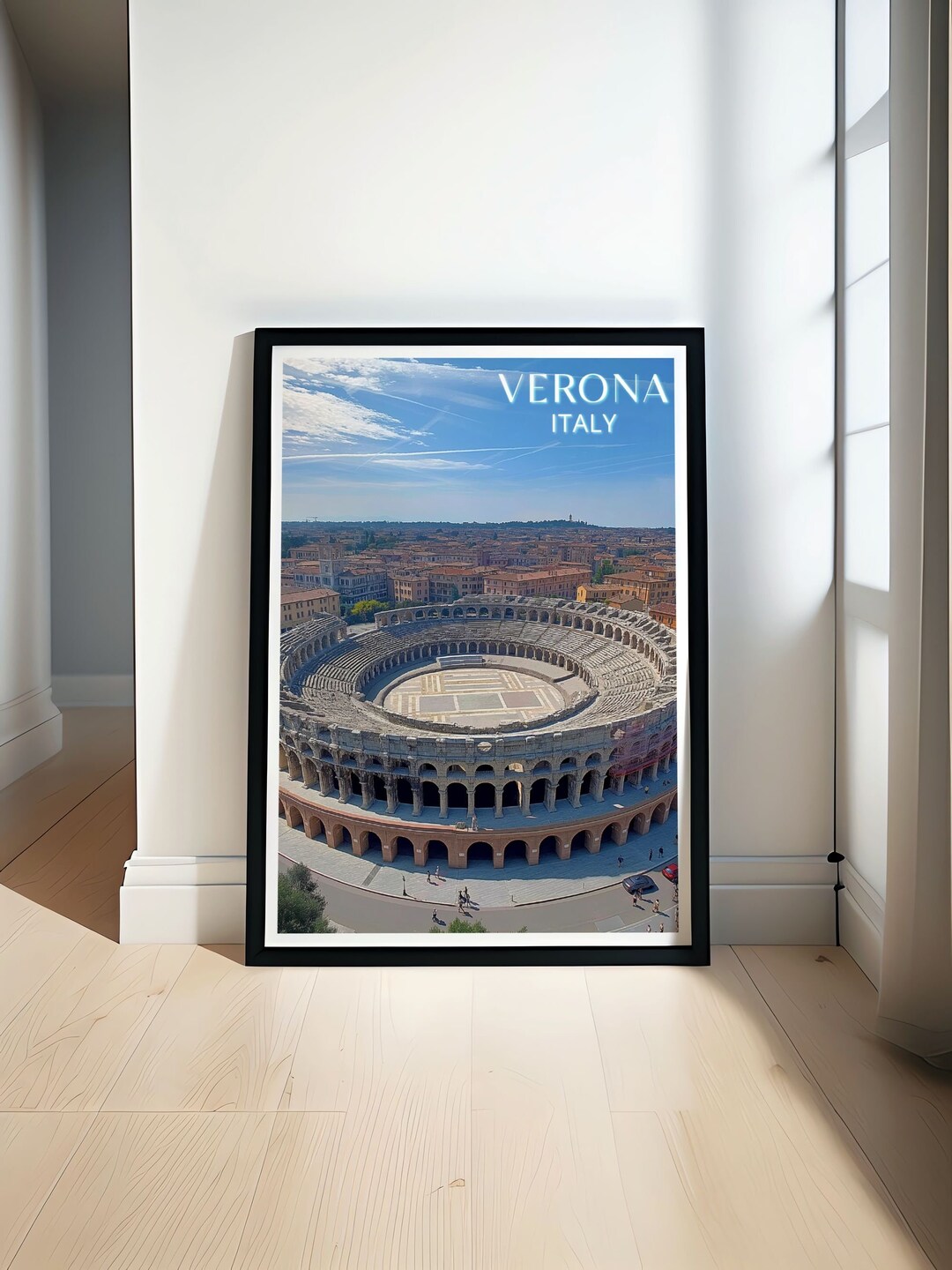 Verona Wall Art and Italian Travel Posters - Arena De Verona Artwork ...