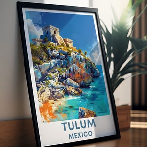 Tulum Travel Wall Art - Mexico City Canvas Prints - Tulum and Mexico ...