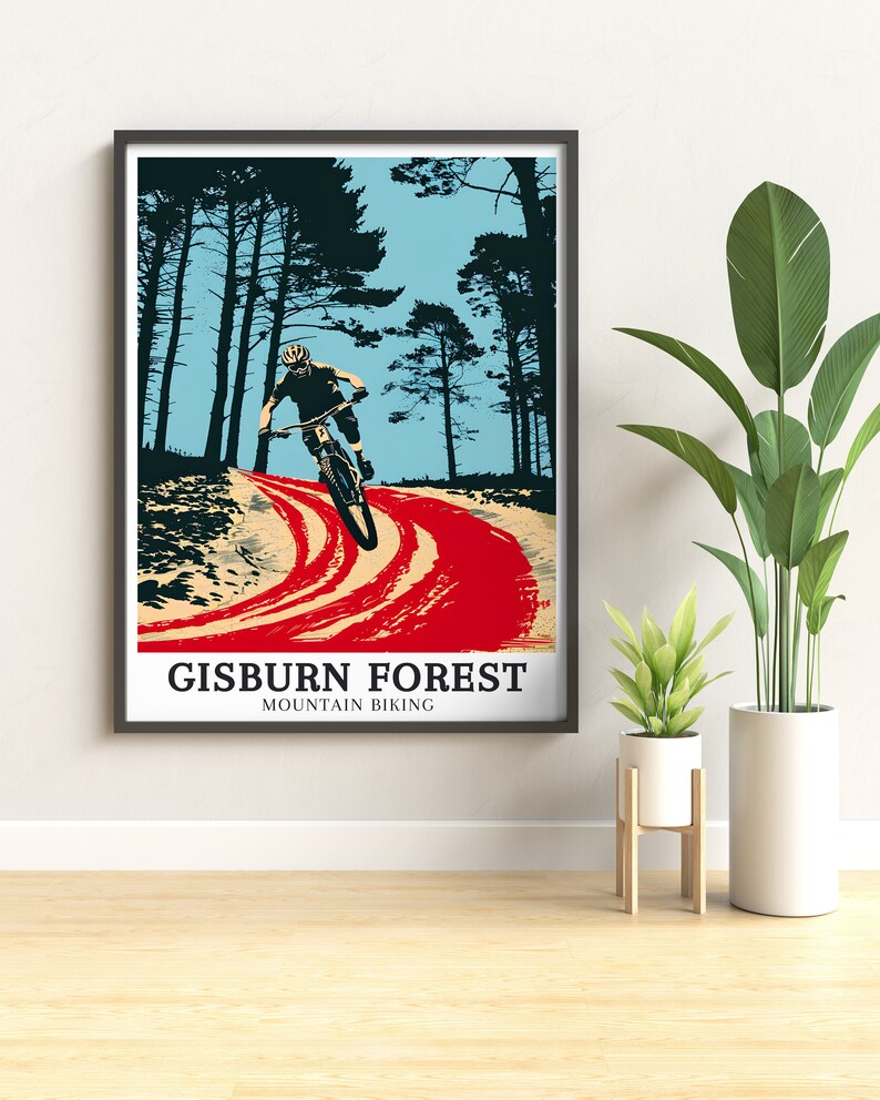 Gisburn Forest Mountain Biking Poster Gisburn Forest Mountain Bike ...