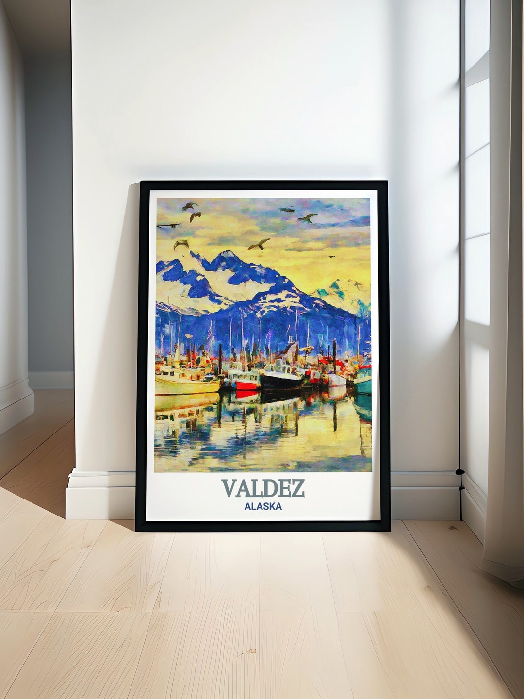 Valdez Travel Art - Valdez Harbor Posters and Travel Art - Valdez ...