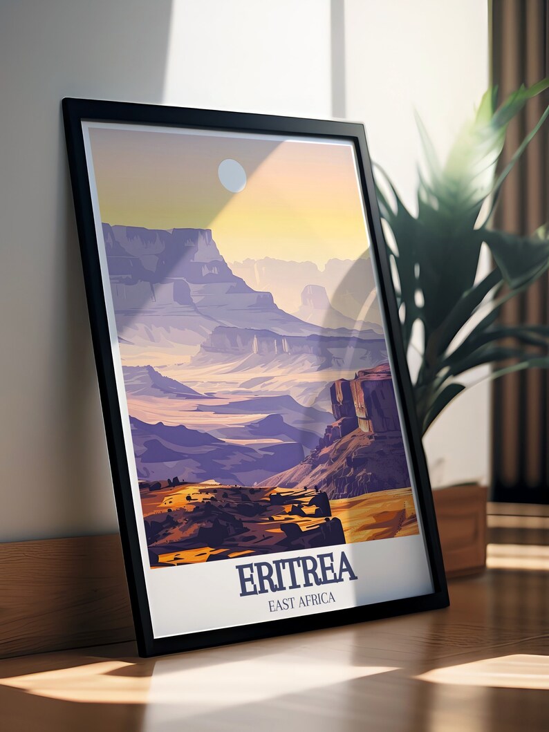 Eritrea Wall Art, Great Rift Valley Poster, Eritrean Highlands Print ...