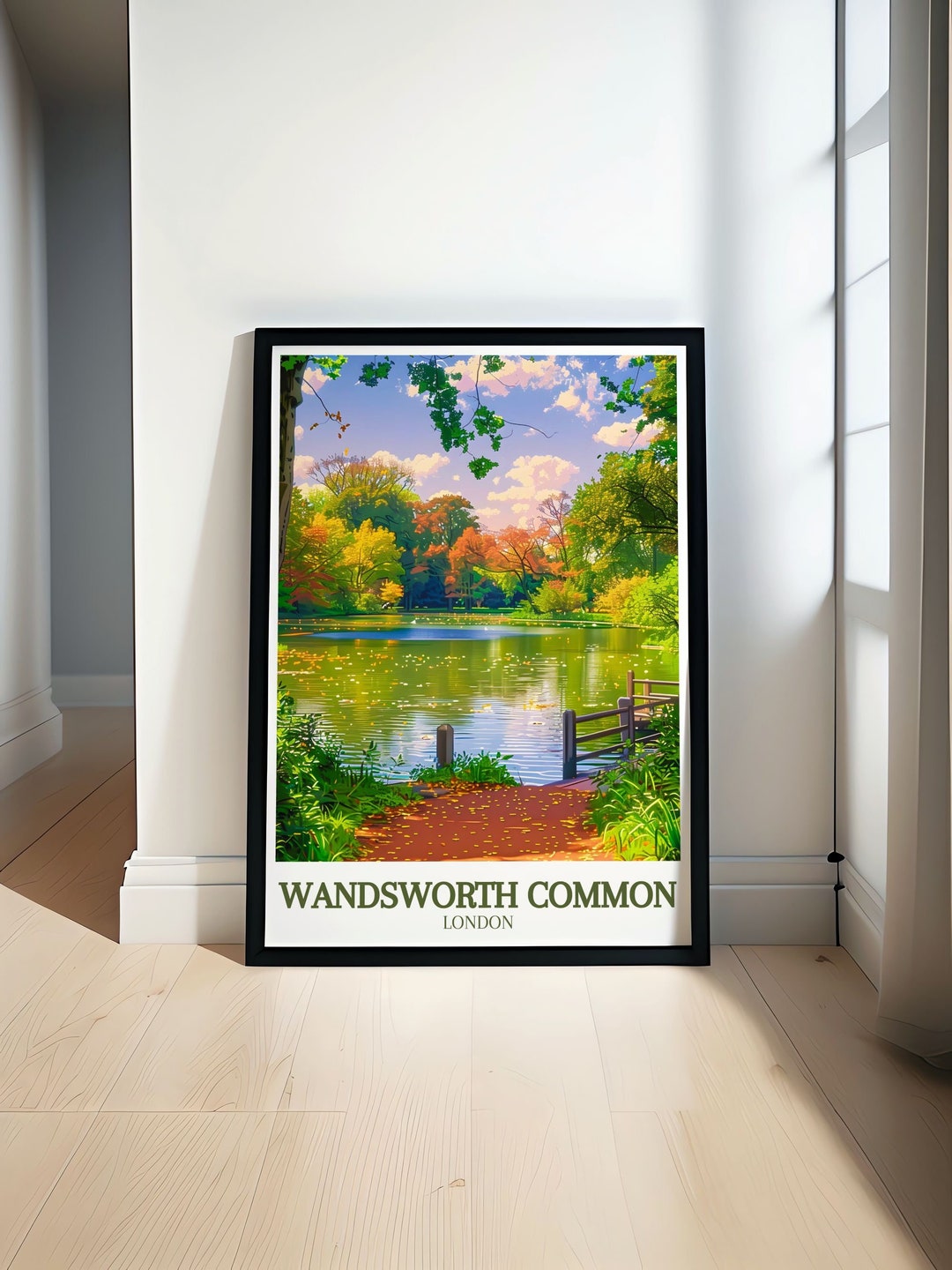 Wandsworth Common Wall Art - Framed Wandsworth Poster - Wandsworth ...