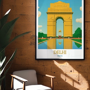 Delhi Wall Art - India Gate Travel Print and Decor - India Gate Art and ...