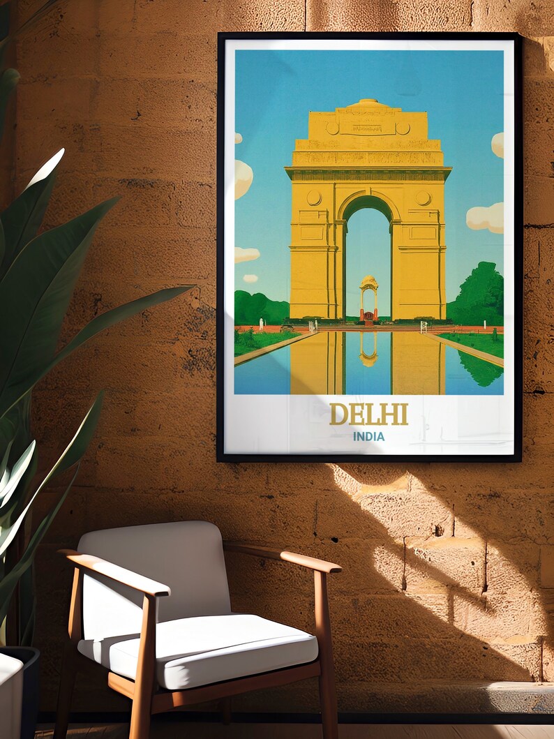 Delhi Wall Art - India Gate Travel Print and Decor - India Gate Art and ...