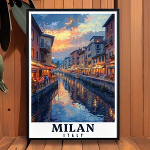 Milan Poster - Milan Print - Milan Art Print - Milan Italy Prints ...
